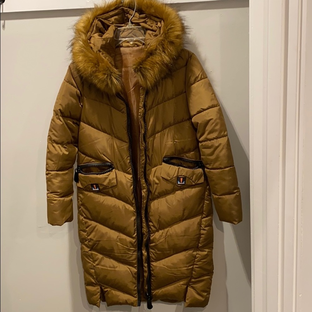 Bronze Puffer Jacket - Gem